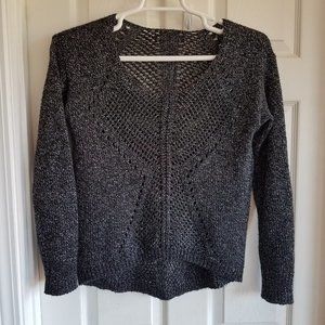 Sweaters | Silver Sparkle Sweater | Poshmark